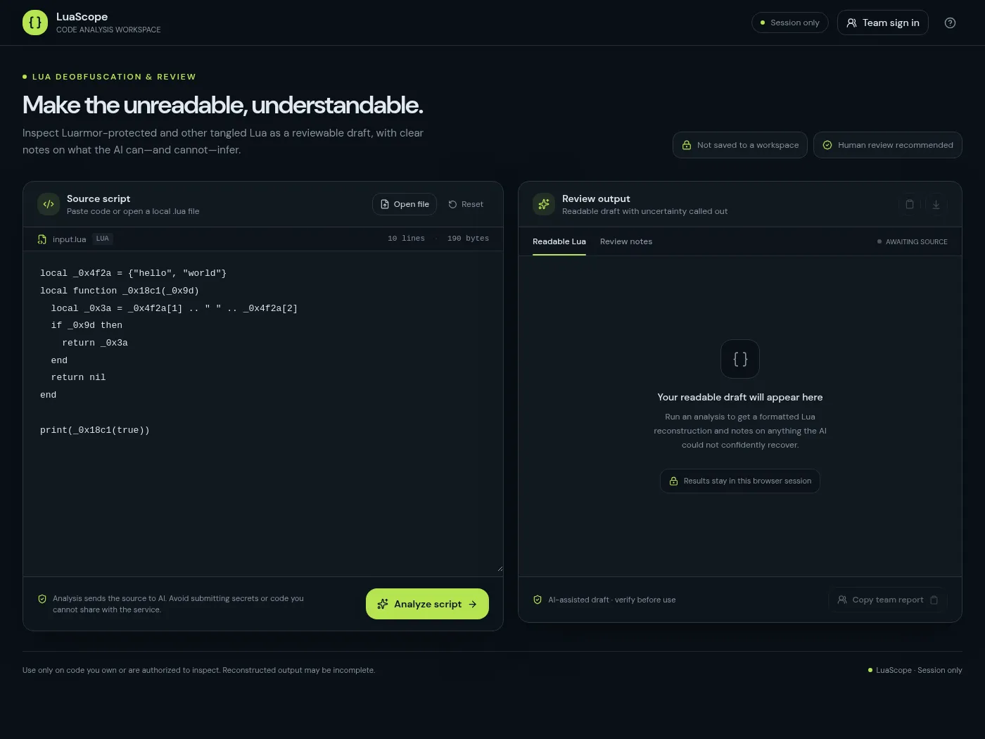 Luarmor Deobfuscator Hub