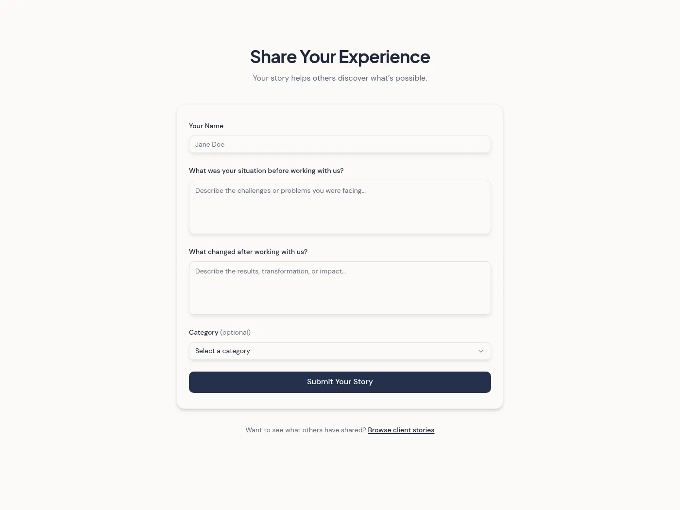 Testimonial Wizard