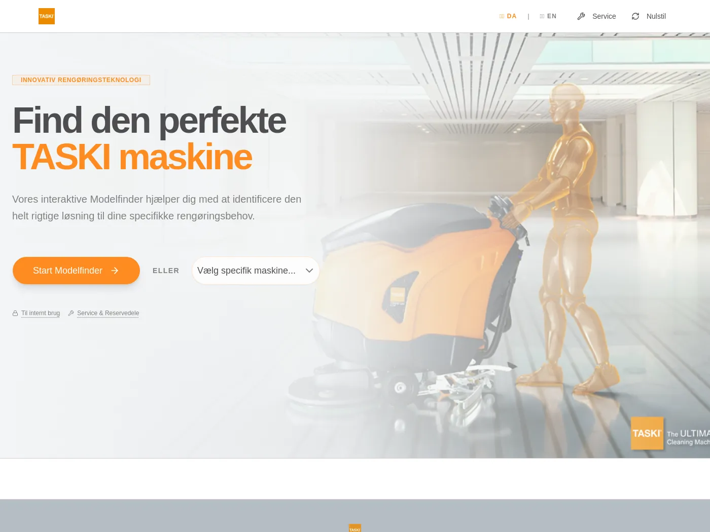 TASKI Model Finder