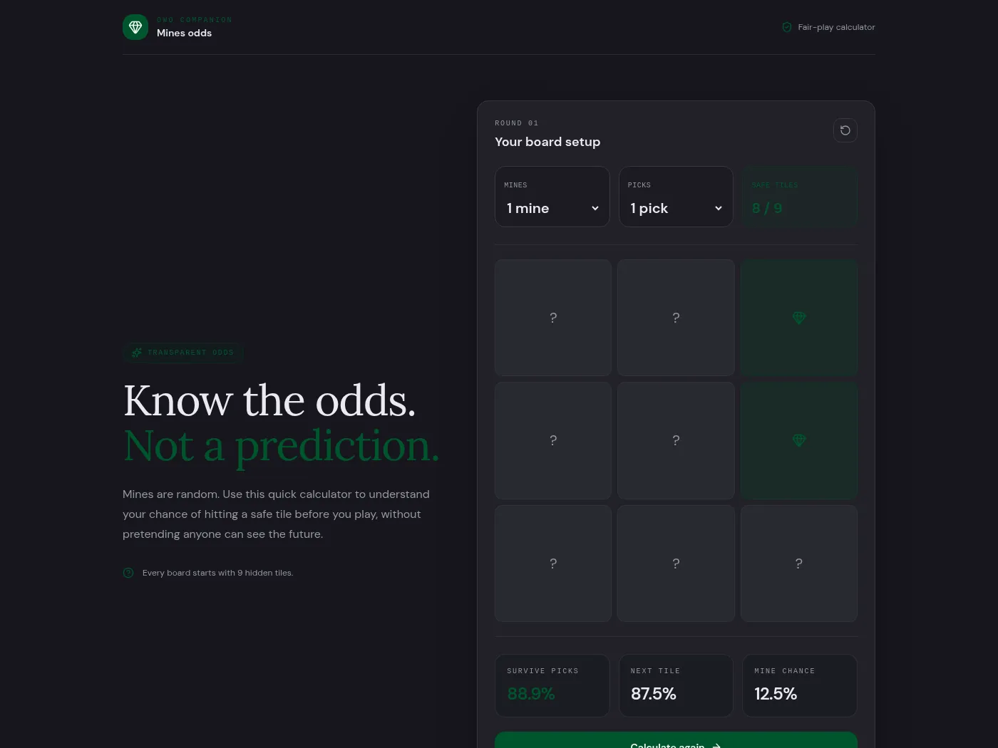OwO Mine Predictor