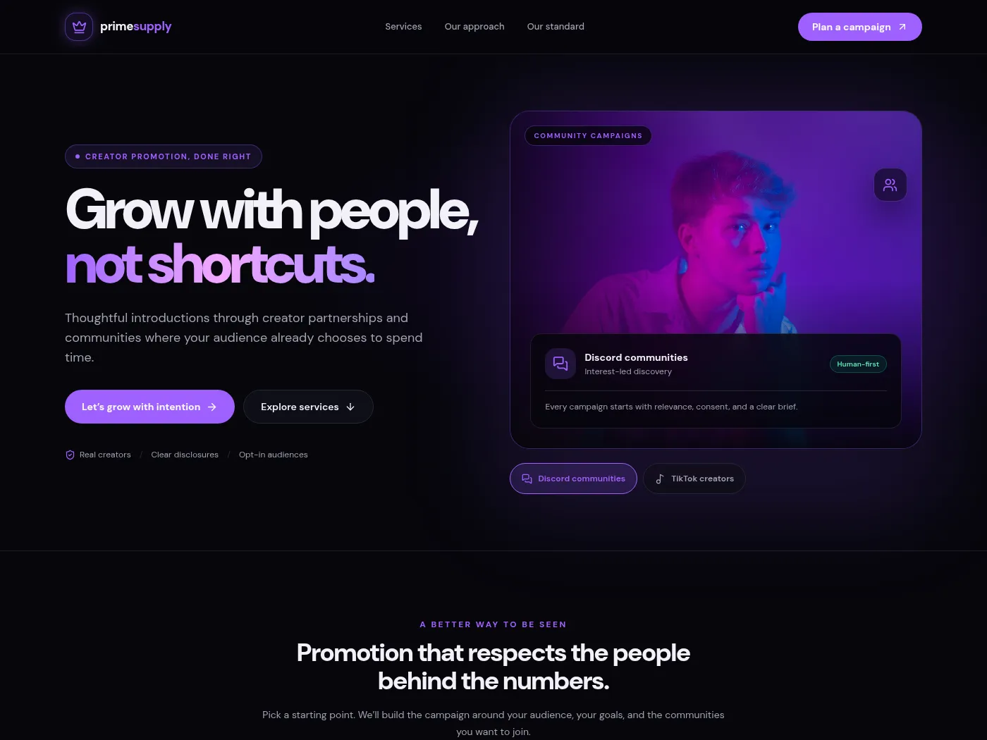 PrimeSupply Web Portal