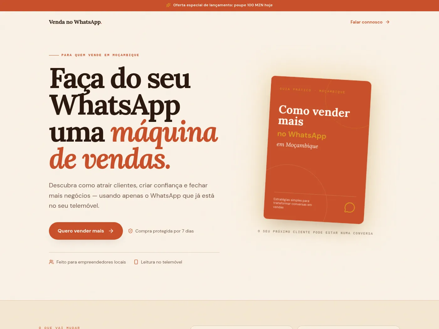 WhatsApp Sales Landing Page