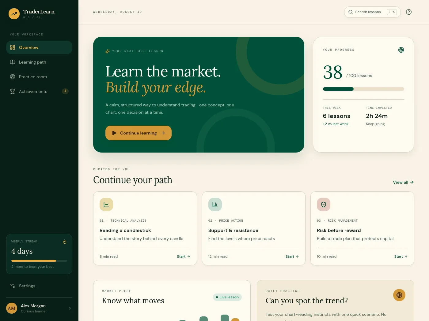 TraderLearn Hub