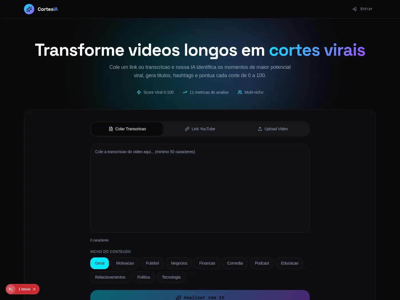 Cortes IA Viral Studio