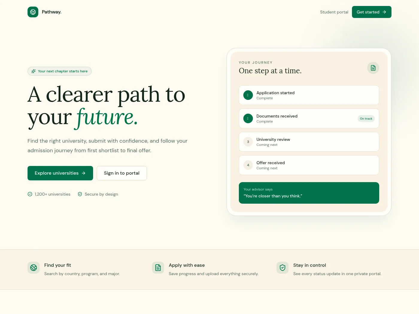 Student Admission Portal