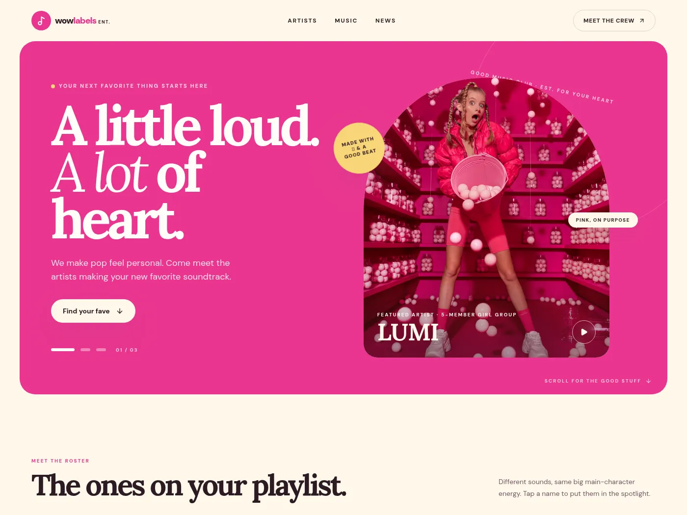 Wow Labels Kpop Site