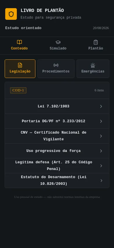 Plantão App