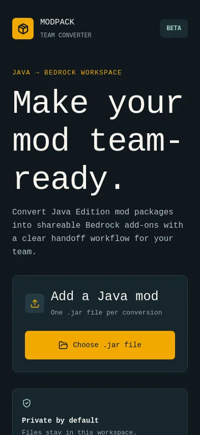 MC Mod Converter