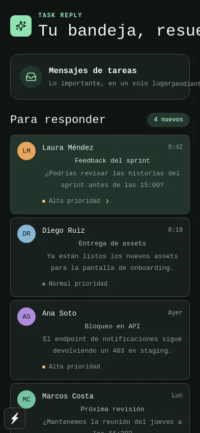 Task Reply Assistant