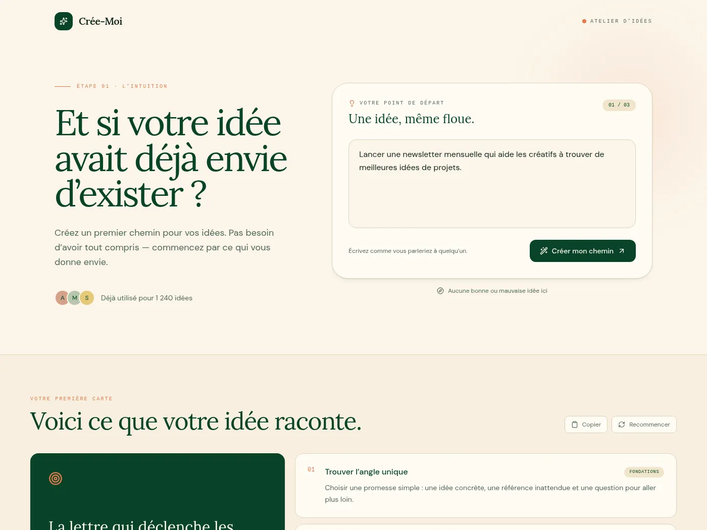 Crée-Moi Ideator