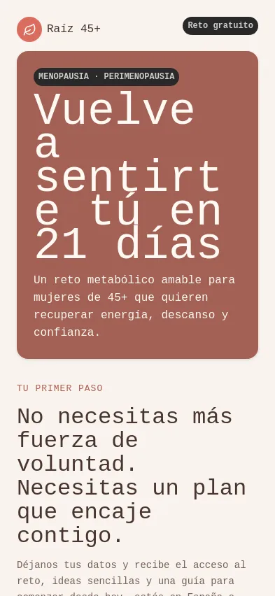 Menopausia Reto App