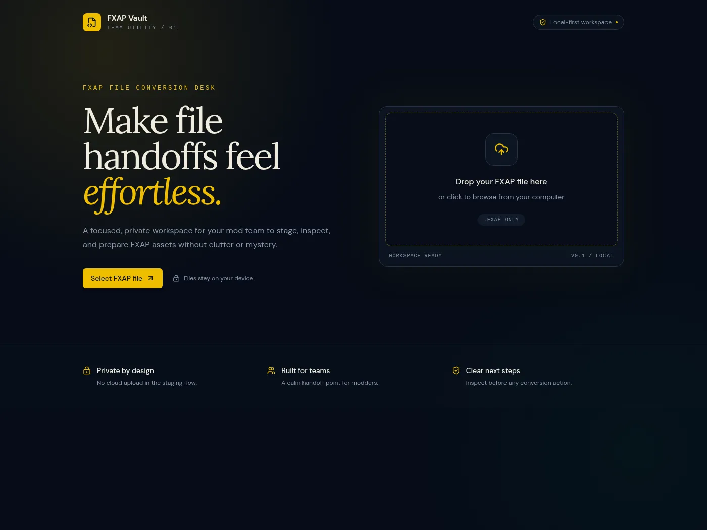 FXAP Decryptor Tool