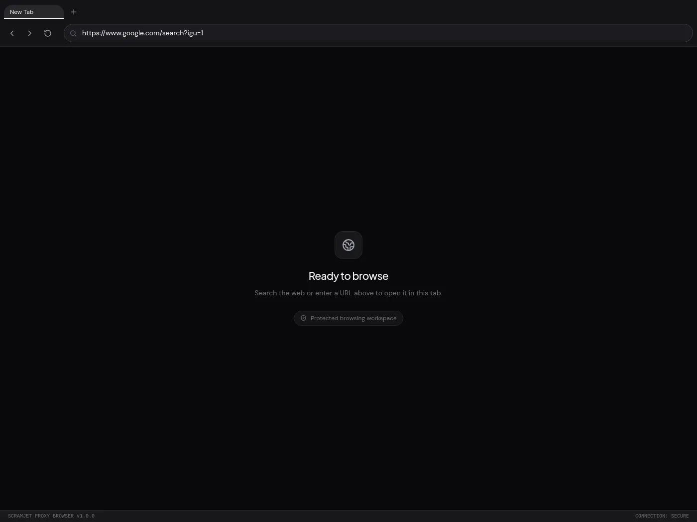 Scramjet Proxy Browser (Remix)