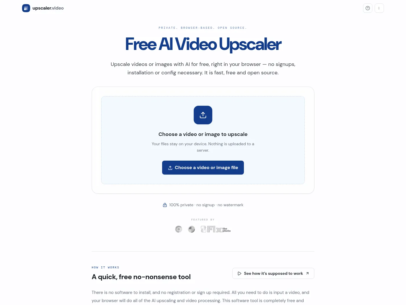 Upscaler Video Clone