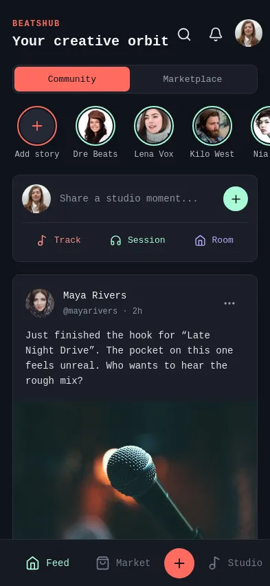 BeatsHub Community App