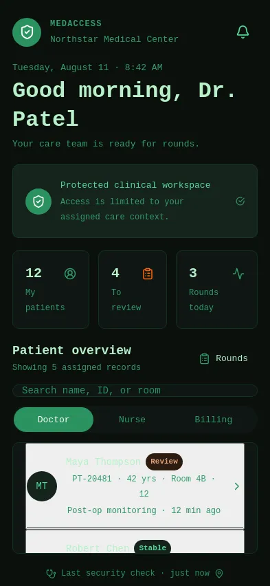 Hope clinic database