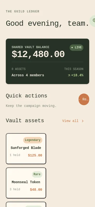 LARP Virtual Wallet