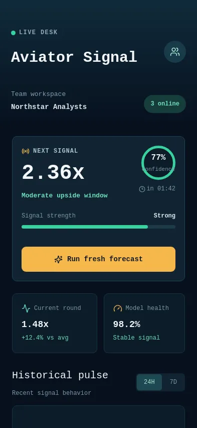 Aviator Signal Predictor