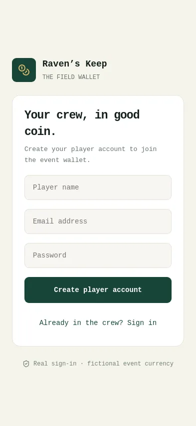 LARP Wallet App
