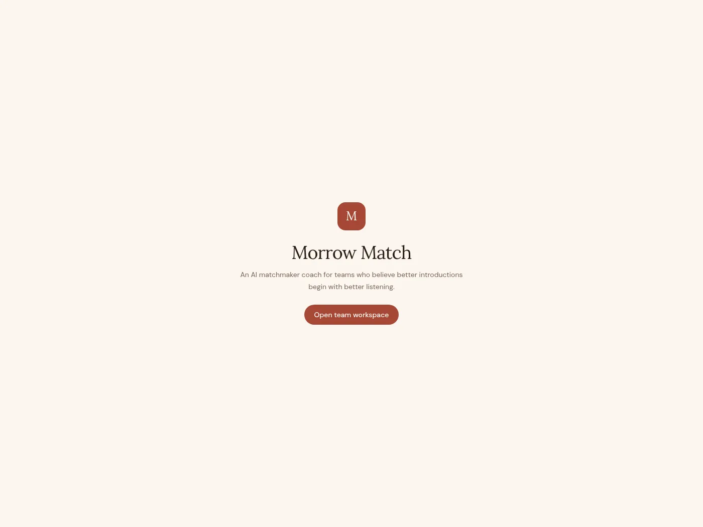 AI Matchmaker Coach