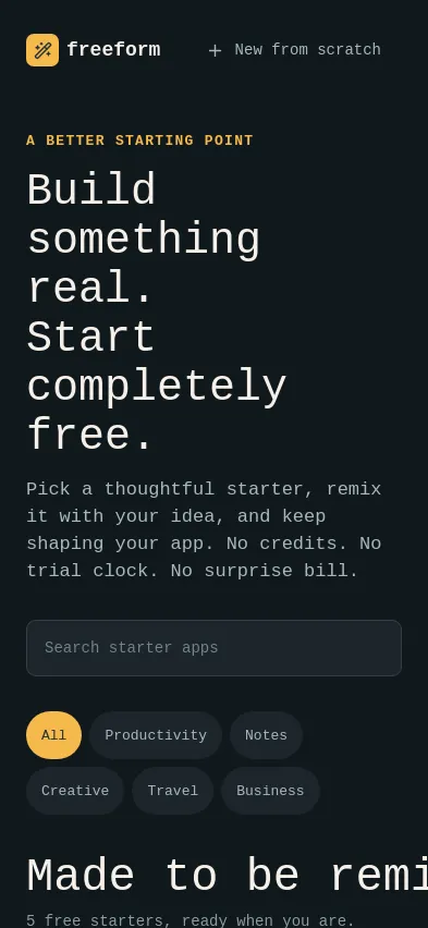 Free AI App Builder