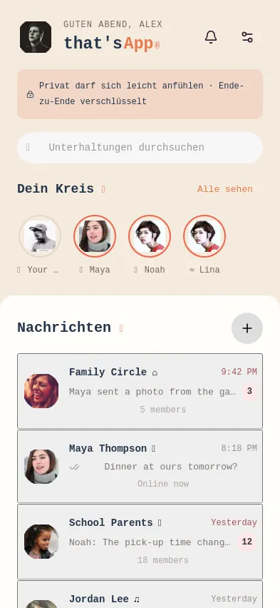 That's App Family Messenger