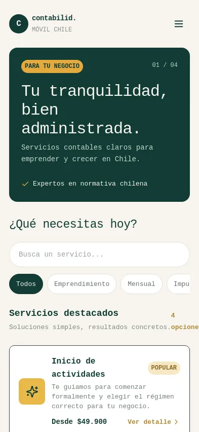 Contabilidad Móvil Chile