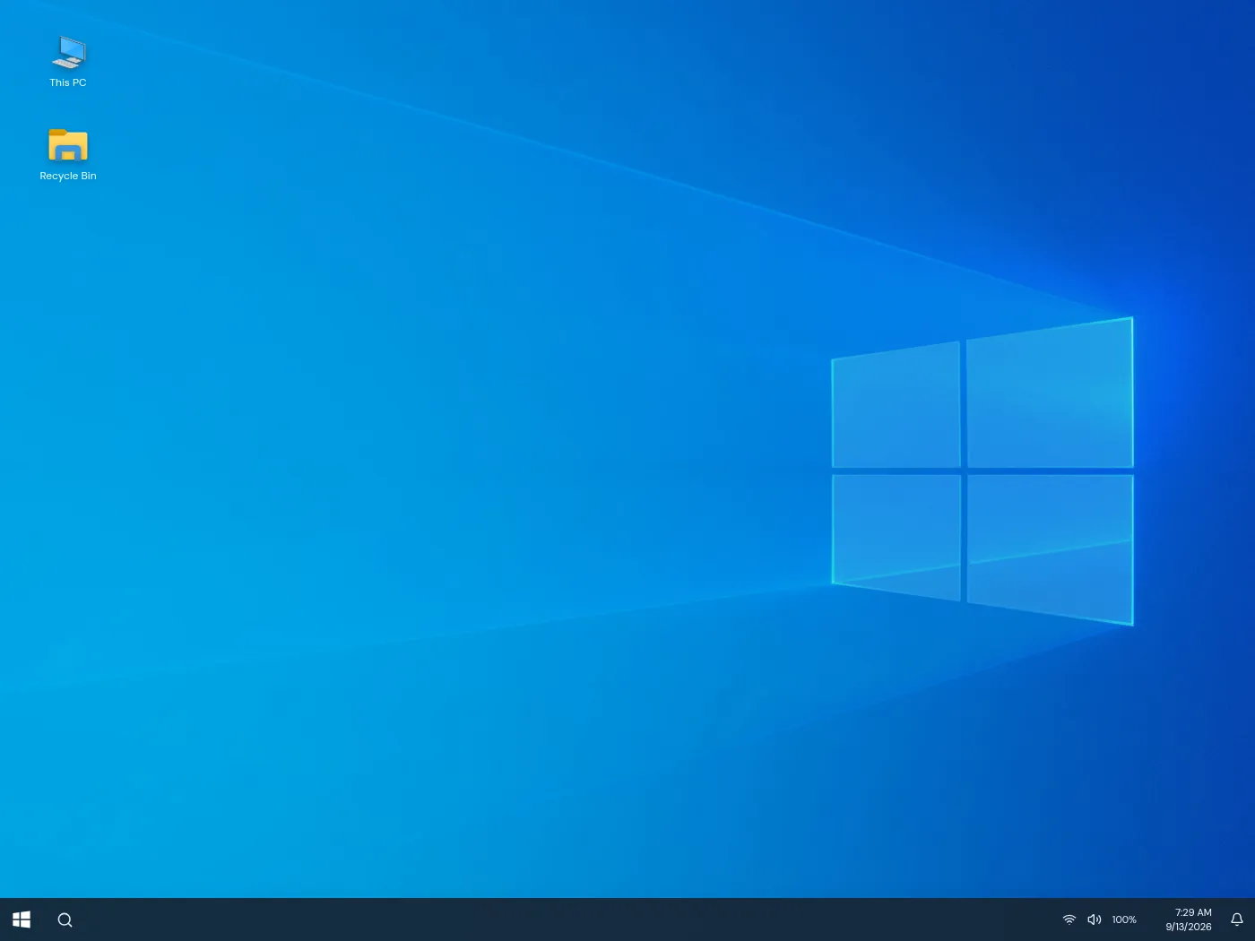 Virtual Windows Desktop