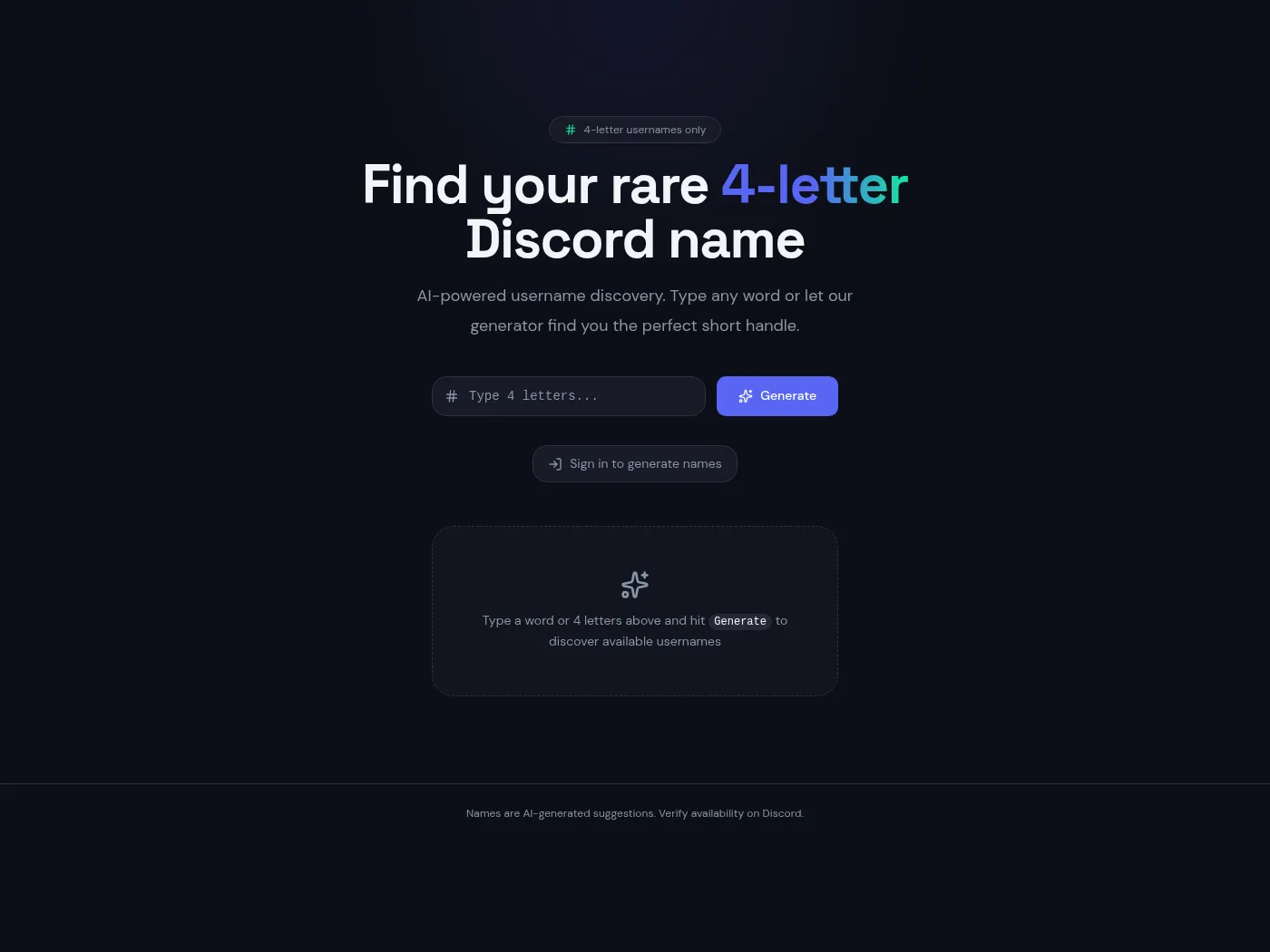 Discord Name Finder