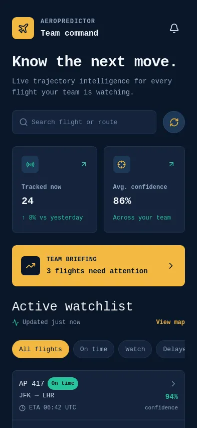 AeroPredictor Mobile