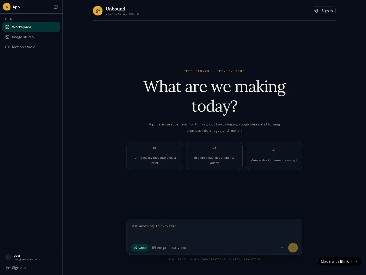 Unbound AI Chat Suite