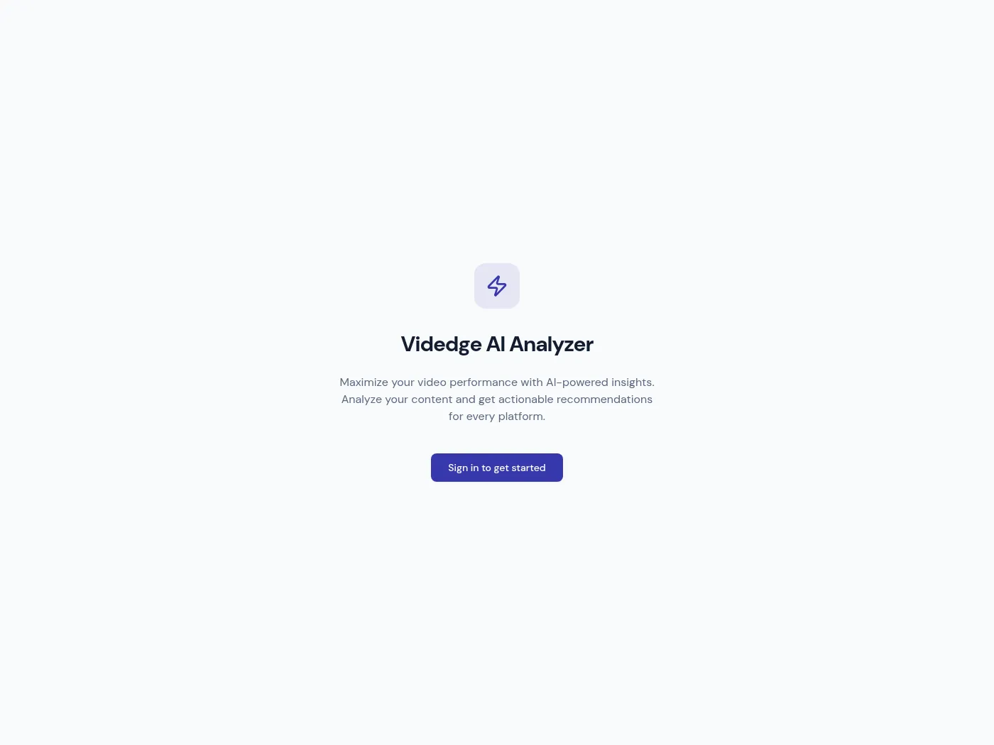 Videdge AI Analyzer