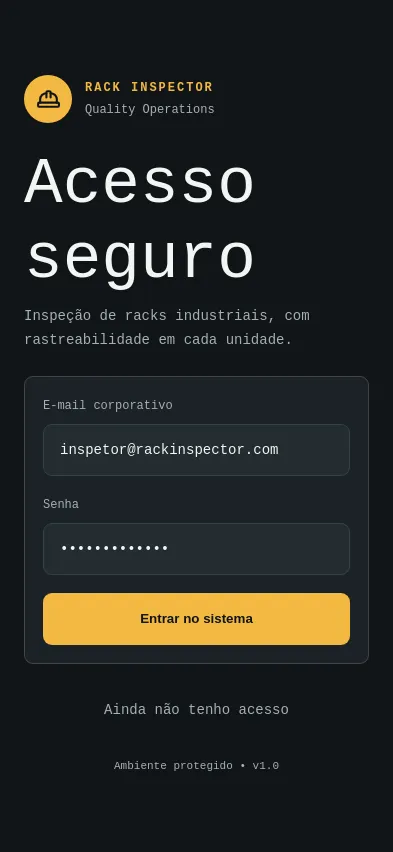 Rack Inspector App