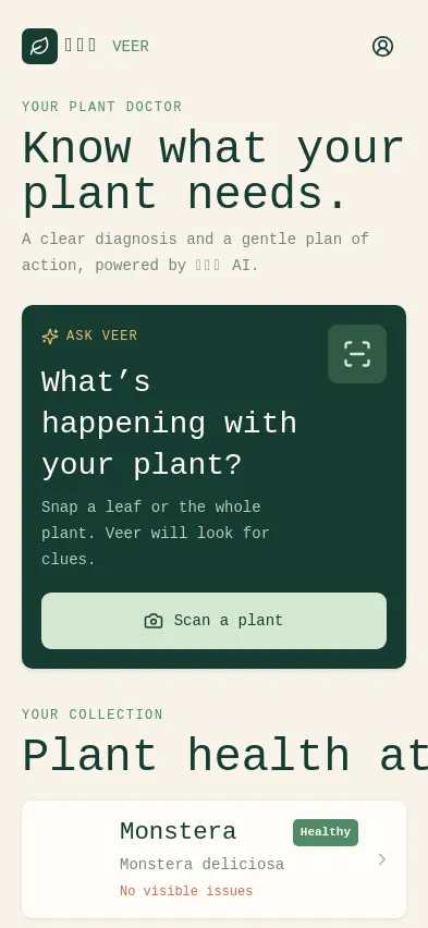 VEER AI Plant Doctor