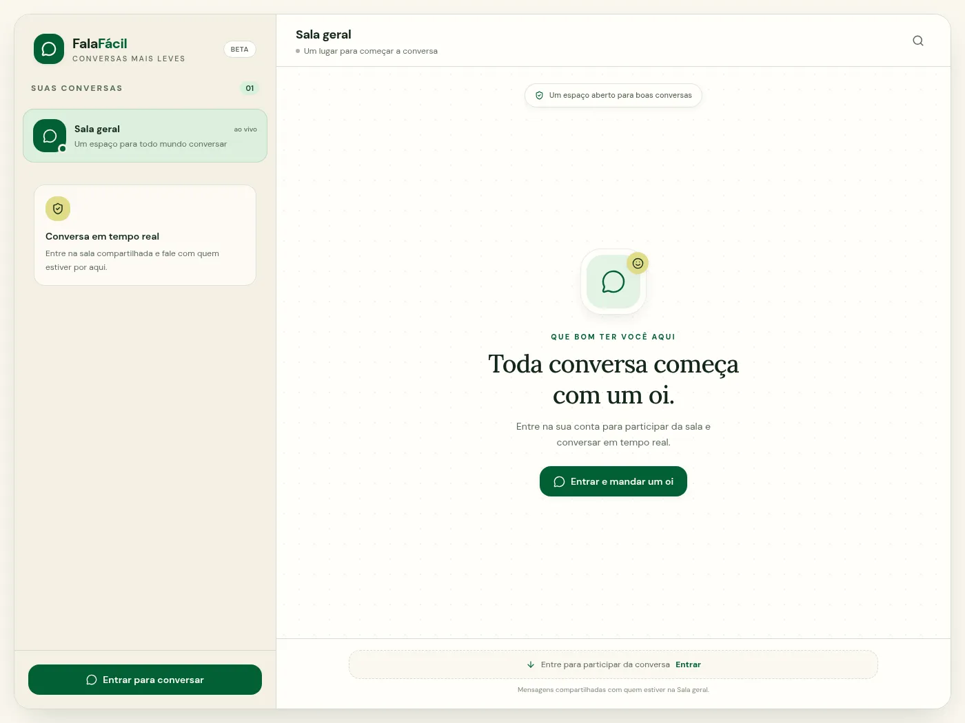 FalaFácil Chat App