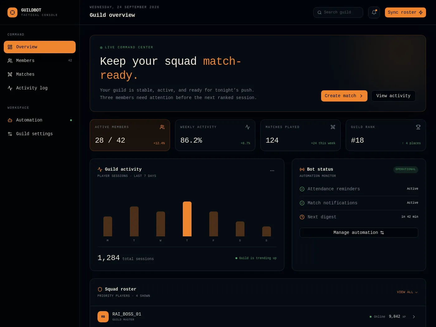 Free Fire GuildBot