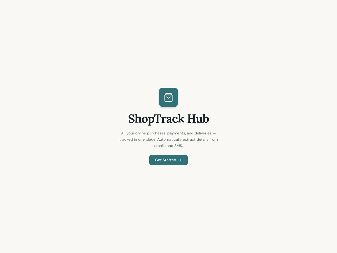 ShopTrack Hub