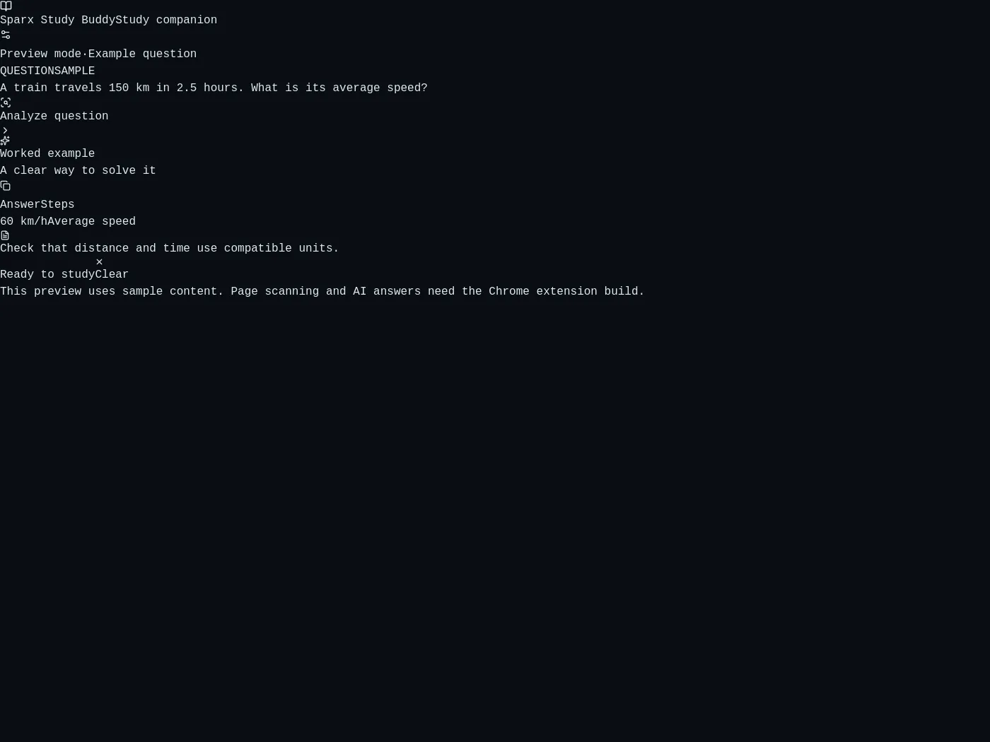 Sparx AI Answer Buddy