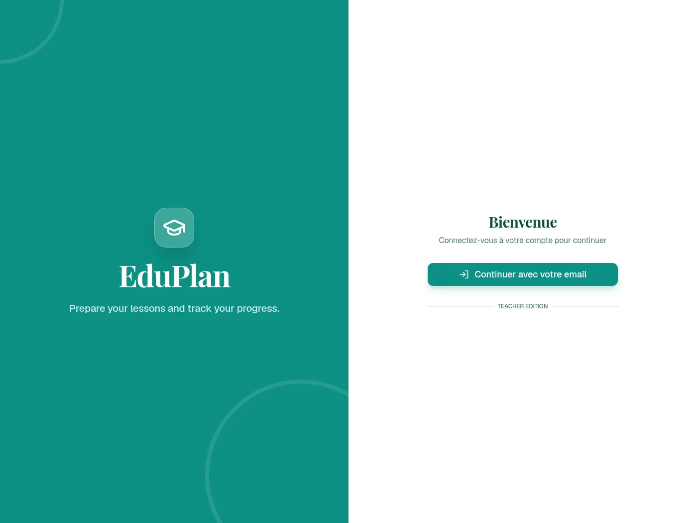 Teacher Planner Web