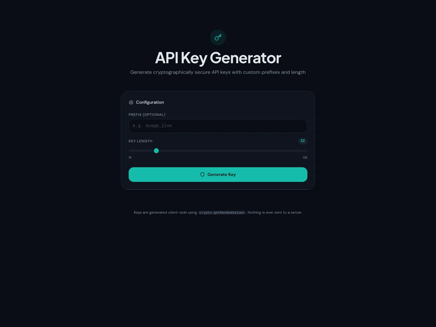 API Key Generator