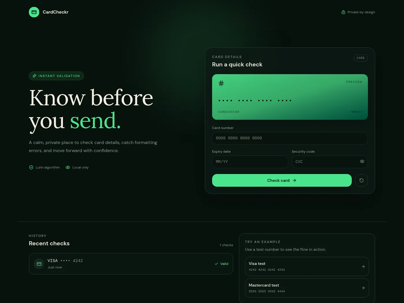 CardCheckr