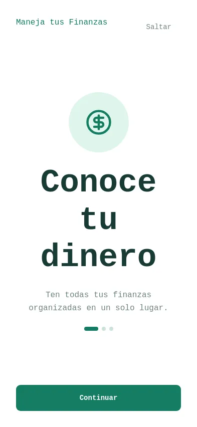 Maneja tus Finanzas