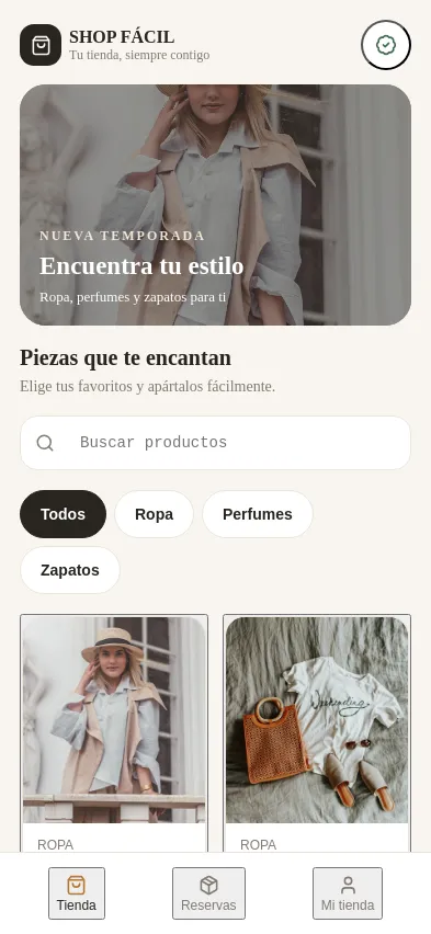 Shop Fácil Mobile