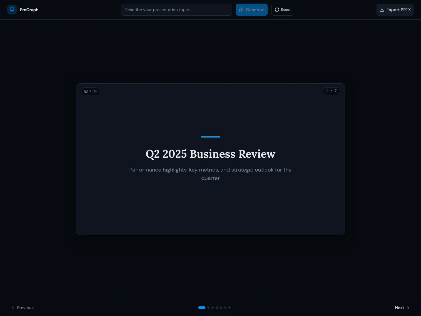 ProGraph PPT Designer