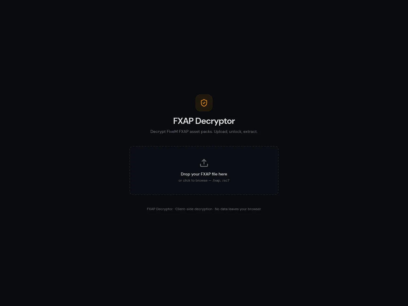 FXAP Decryptor Tool