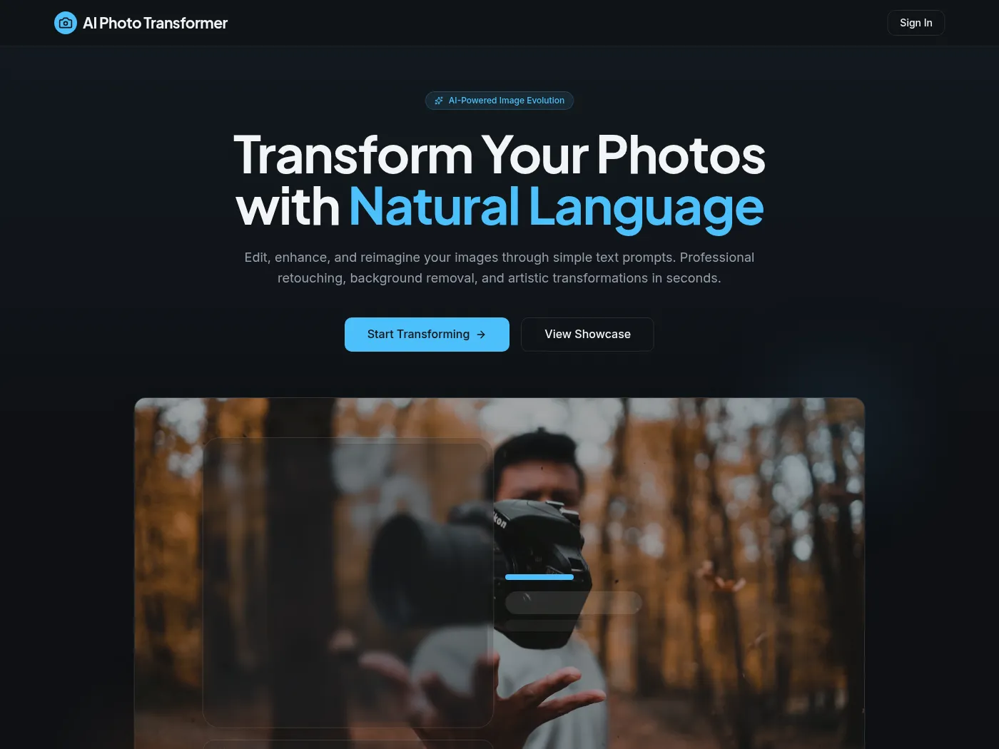 AI Photo Transformer