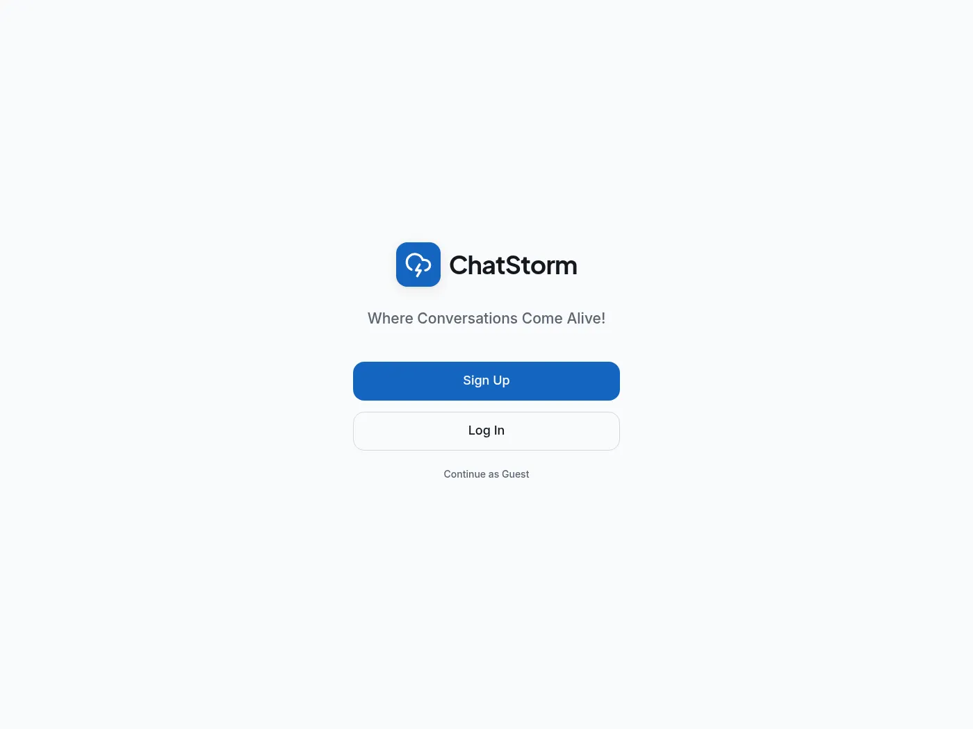 ChatStorm Messenger