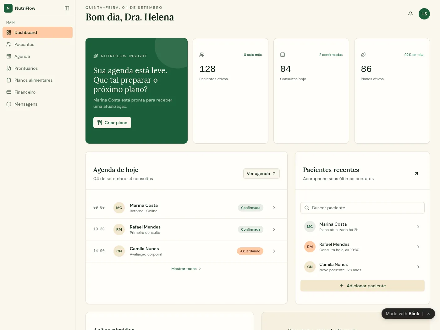 NutriFlow Pro Platform