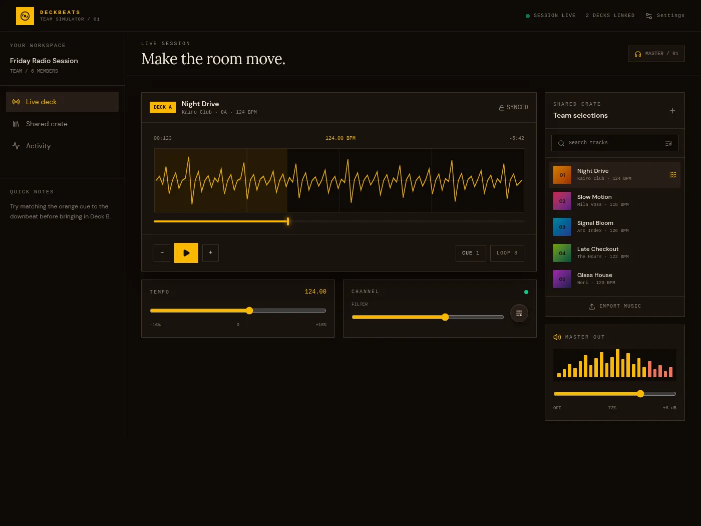 DeckBeats Simulator