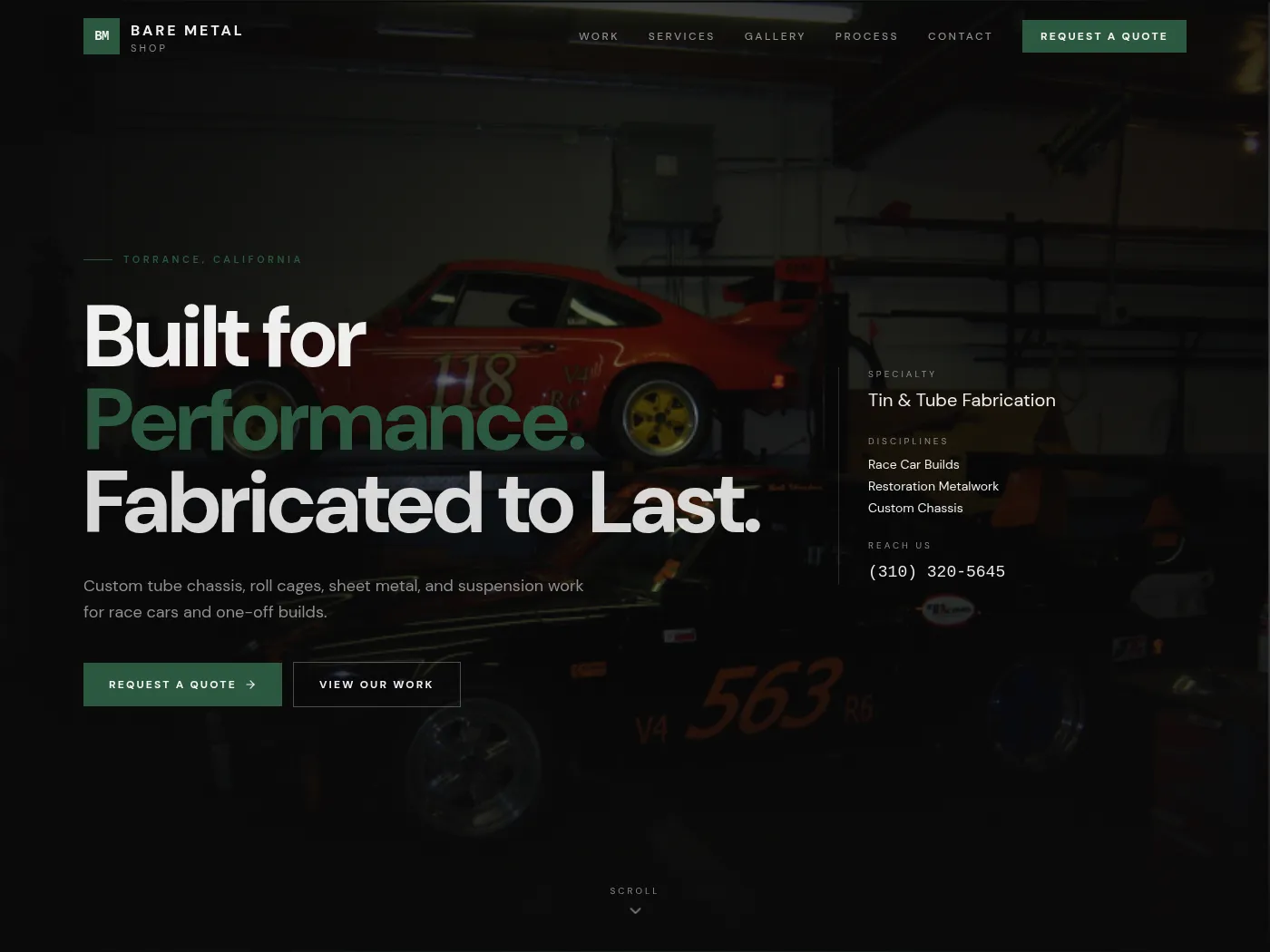Bare Metal Shop Web
